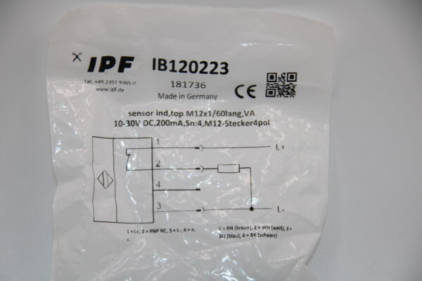 IPF IB 120223 Induktiver Sensor kaufen | Maschinenbau Ersatzteile - M ...